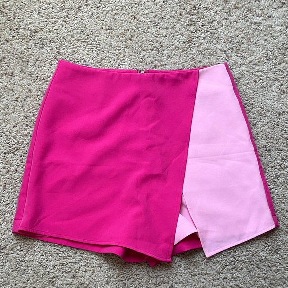 Vici | Shorts | Vici Pink Colorblock Womens Mini Skort | Poshmark